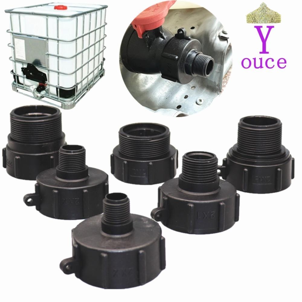 YOUCE IBC Ton Barrel Connector, S60 Plastic IBC Tank Adapter, Garden ...