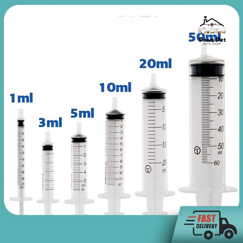 Disposable Syringe (PICAGARI) for Feeding, Cosmetic (Without Needle ...