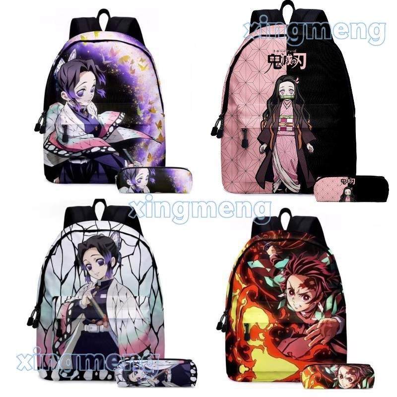 Demon Slayer bag nezuko bag for kids pencil case set Elementary school ...