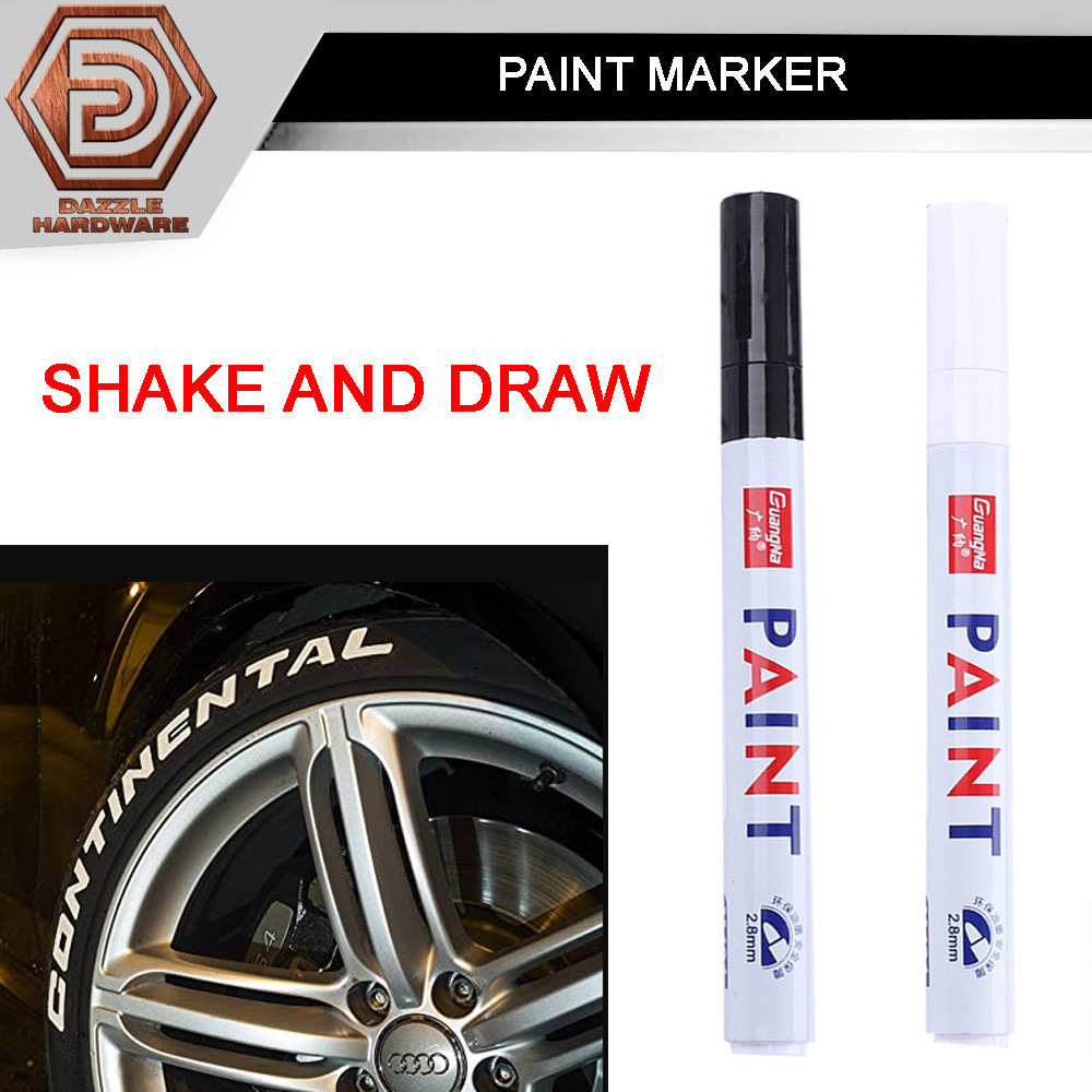 Paint marker white paint marker black tyre marker rubber draw marker ...