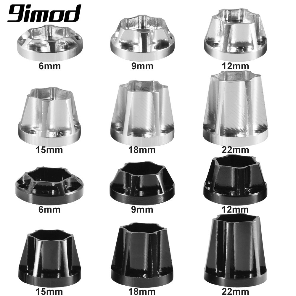 9IMOD Wheel Hex Hubs Extension Combiner for Tamiya CC01 D90 Axial SCX10 ...