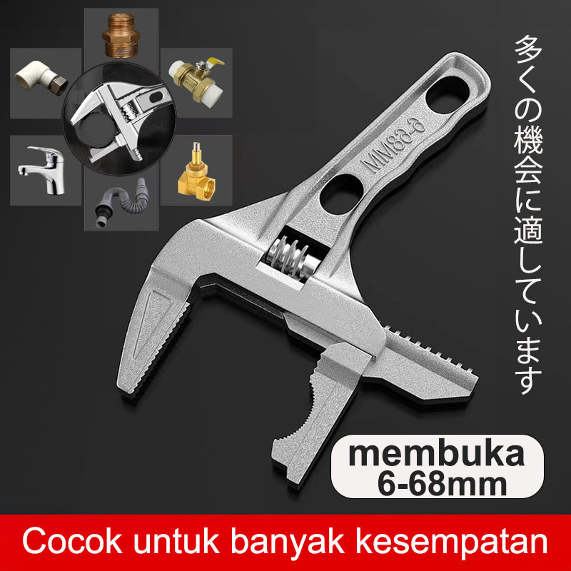 Original!! English wrench Pipe wrench universal adjustable wrench ...