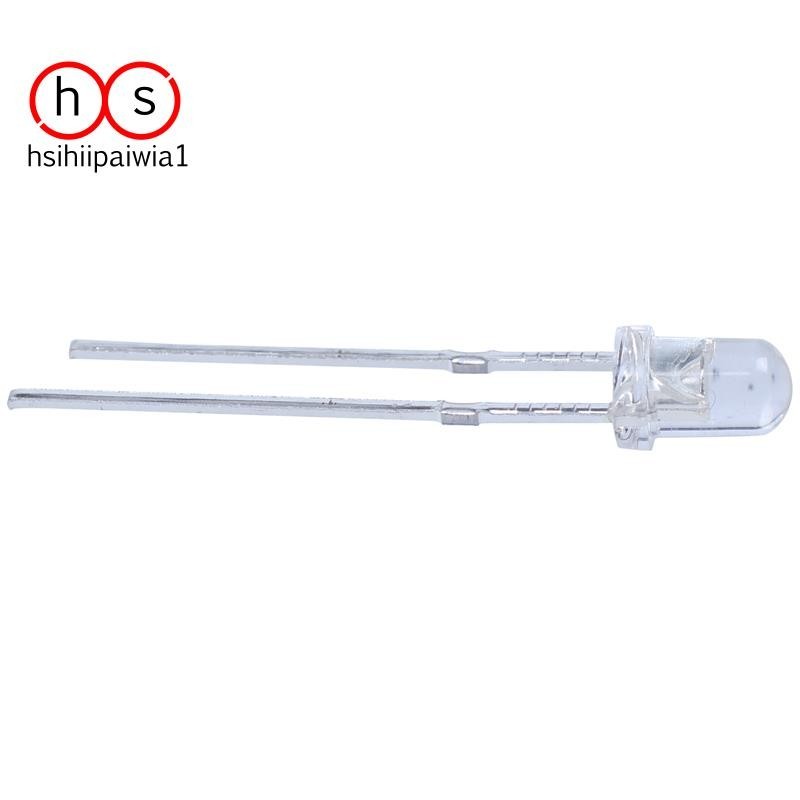 40 Pieces 3mm White LED Lamp Light Emitting Diode DC 2.5V-3V | Shopee ...