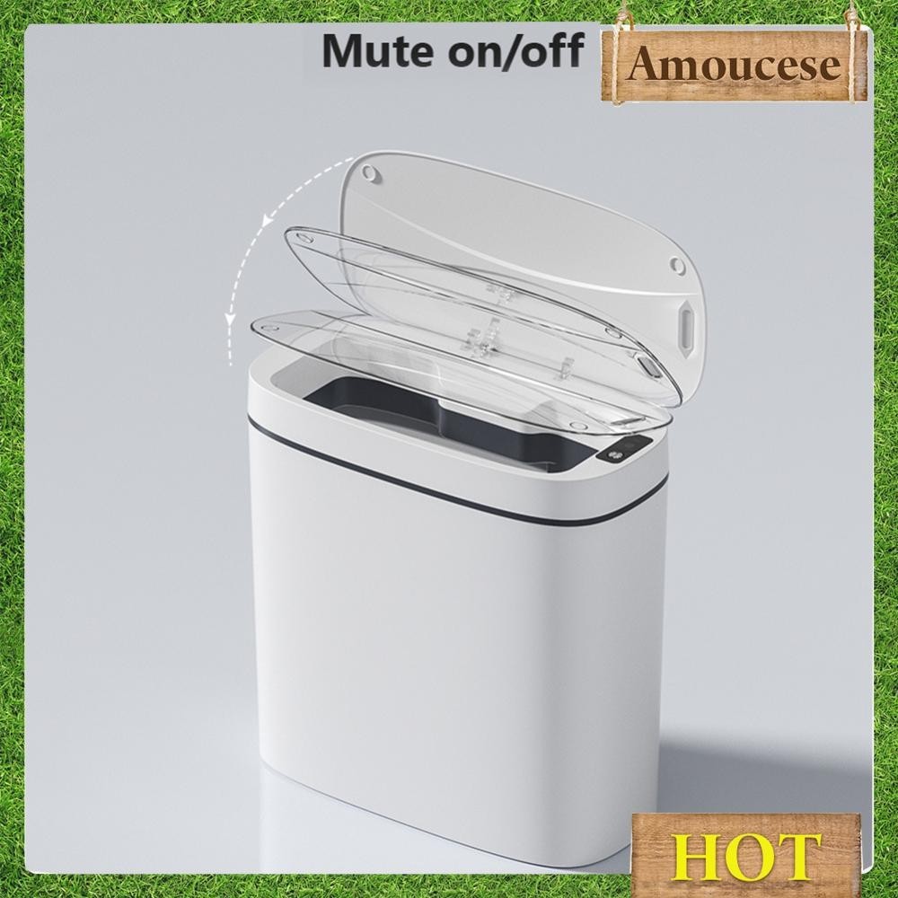 14L Automatic Trash Bin IPX5 Waterproof Garbage Bucket for Narrow Space ...