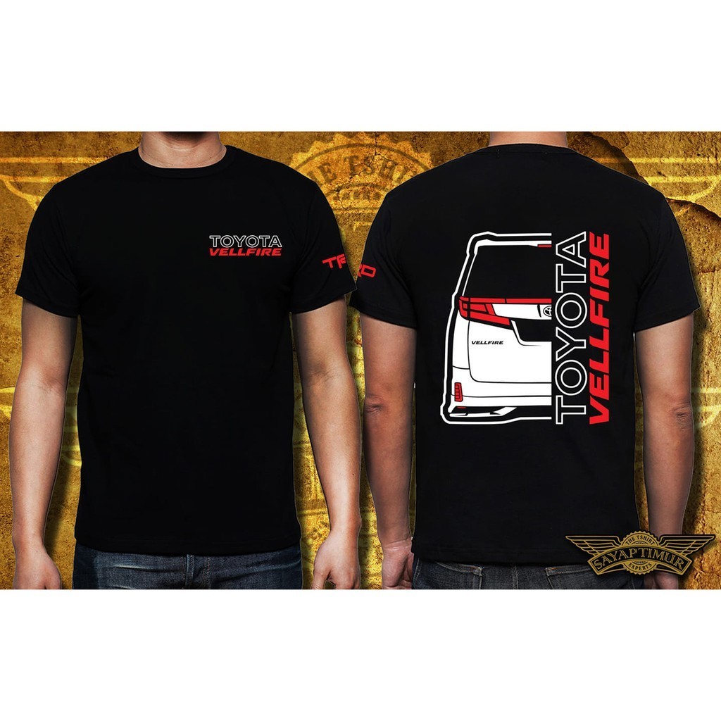 Toyota Vellfire *REAR (Black Tshirt) | Shopee Malaysia