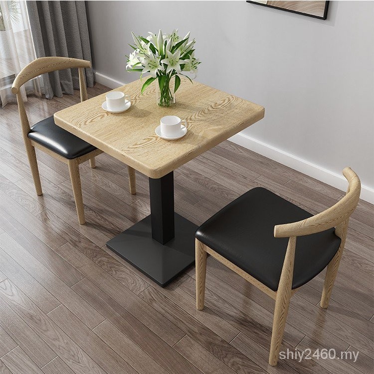 Snack Noodle Shop Barbecue Breakfast Dining Fast Dining Table Chair ...