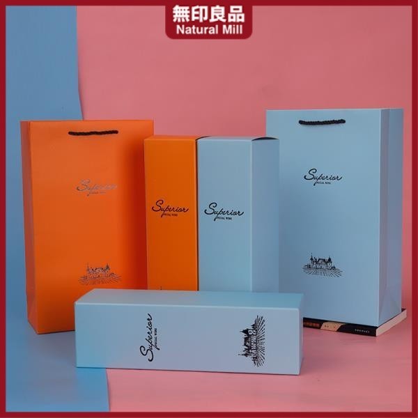 [Muji] Red Wine Box Wine Packaging Bag Single Double Packaging Red Wine ...