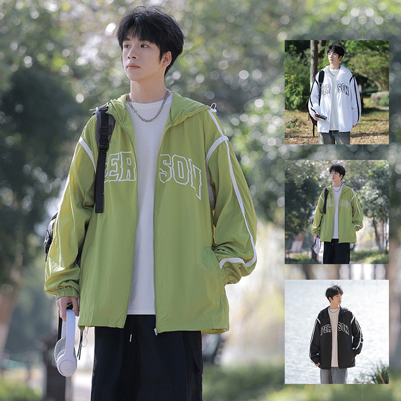 [Ready Stock] Jacket Men Fashionable and Trendy Windproof and Sun Proof ...