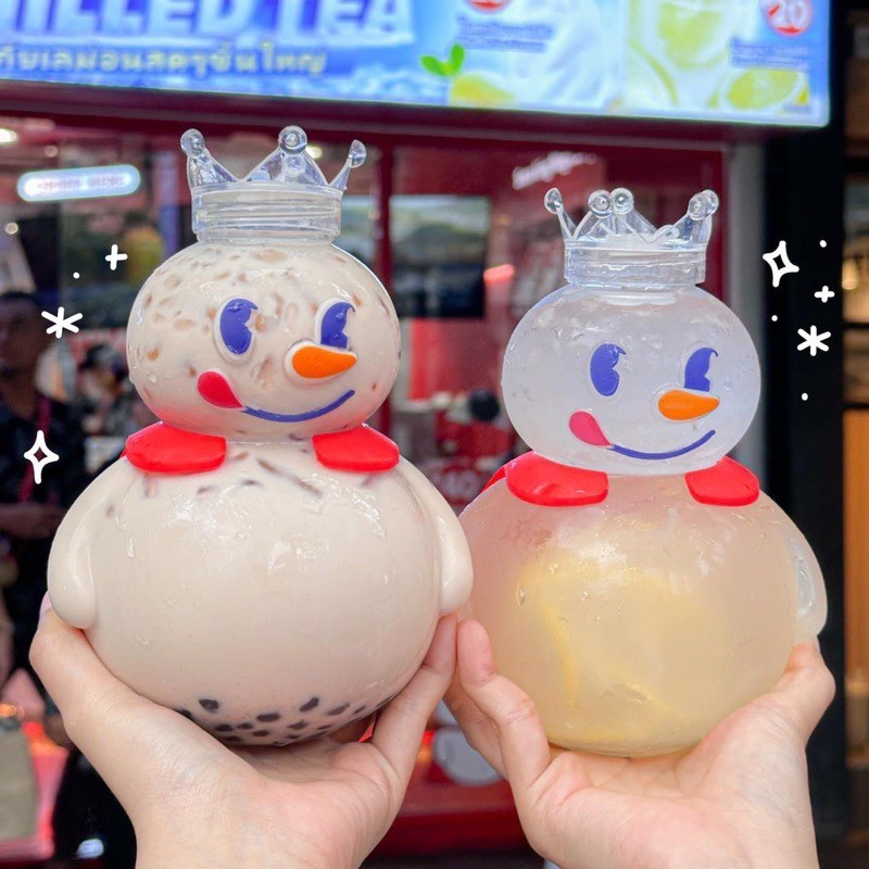 MIXUE 700ML Large Capacity Water Cup Snow King Female Birthday Gift ...