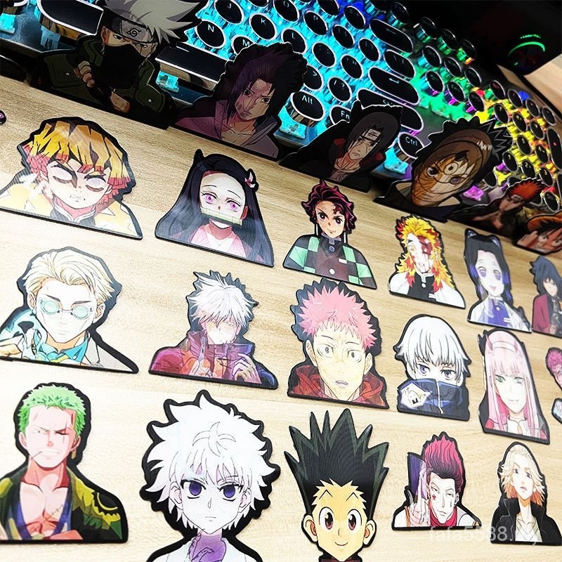 Anime peripherals 动漫周边 火影忍者鬼灭之刃海贼王咒术回战二次元动漫cos3D幻术涂鸦贴纸5/30 | Shopee ...