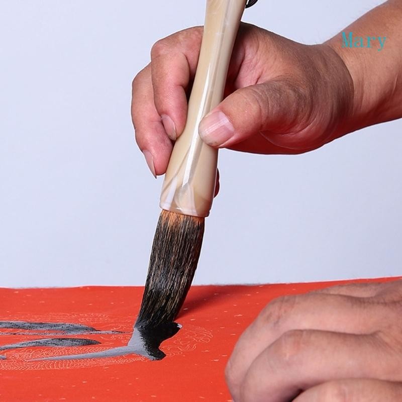 Mary Portable Chinese Writing Brush Hopper-shaped Weasel Hair Brush ...