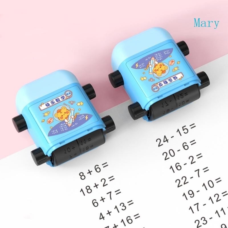 Mary Practical Smart Math Roller Stamps for Kids Dual-Head Math Stamp ...