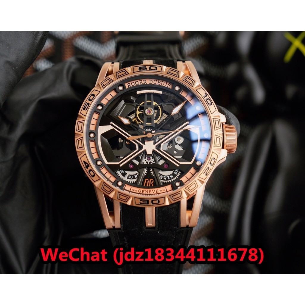 R*oger D*ubuis Excalibur King Series 46mm Titanium Case Fashion Men's ...