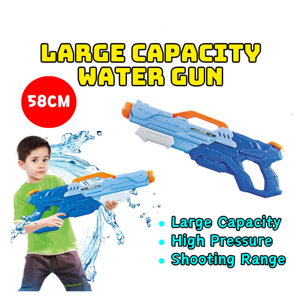 Ready Stock !!! 58Cm High Pressure Long Range Water Gun Kids Squirt ...