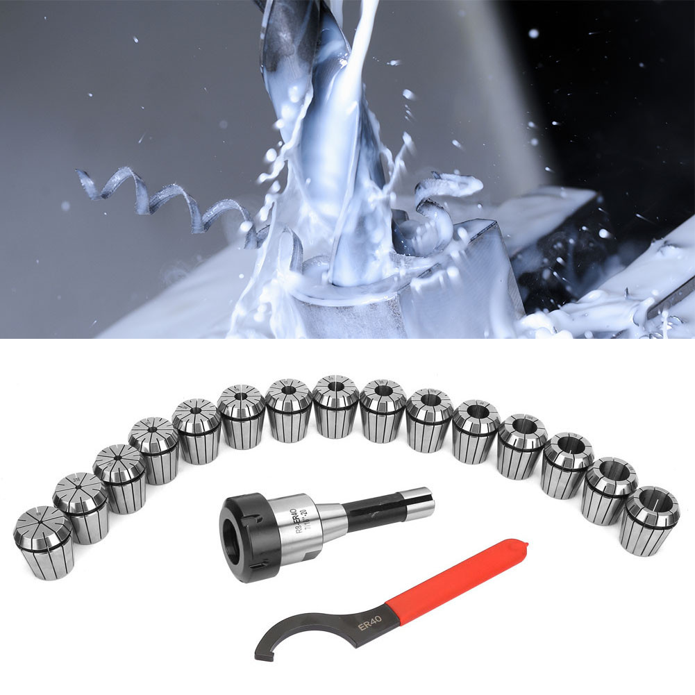 Legendtop -ER40 Collet Set Sk Chuck +15Pcs Collets For Drilling ...