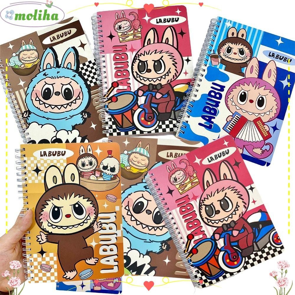 MOLIHA Horizontal Line Notebook, Horizontal Line Journal Labubu ...