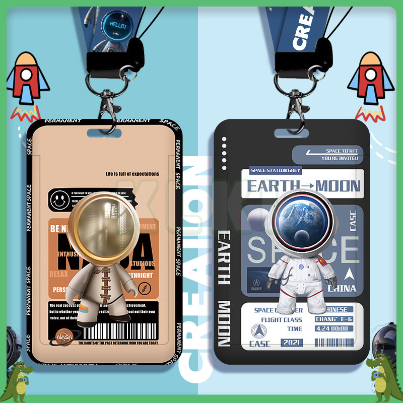 GANTUNGAN Klkl Id Card Holder Cute Id Card Holder Clear Id Card Hanger ...