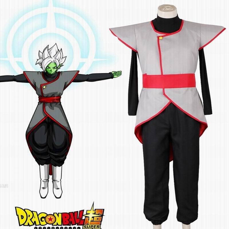 Dragon Ball Super Zamasu and Goku Black Fighting Uniform Anime Cosplay ...