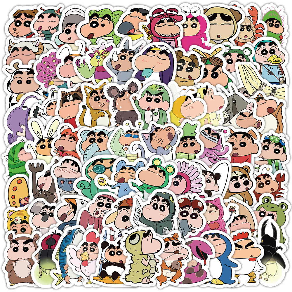 103 Variety Animal Version Shin-Chan Stickers Japanese Cartoon Cute ...