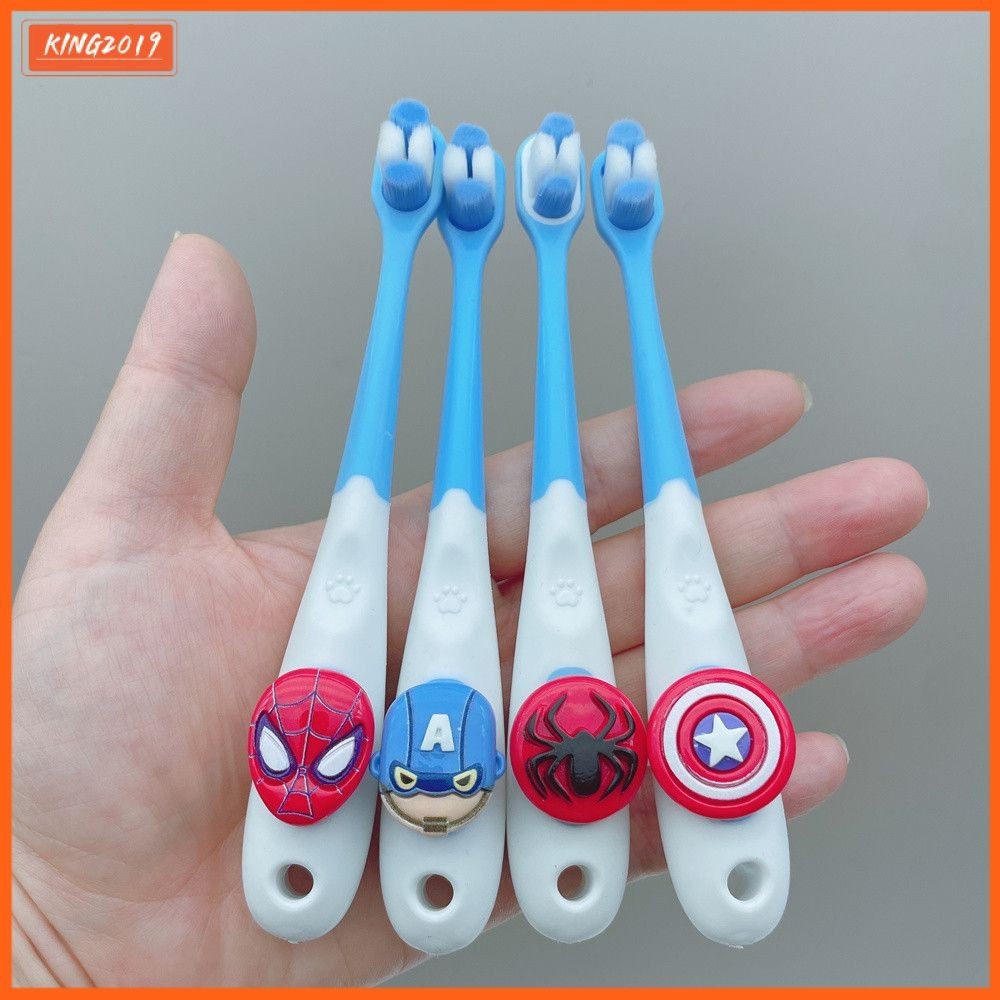 Childrens Toothbrush Soft Bristles 3-12 Years Old Soft Bristle ...