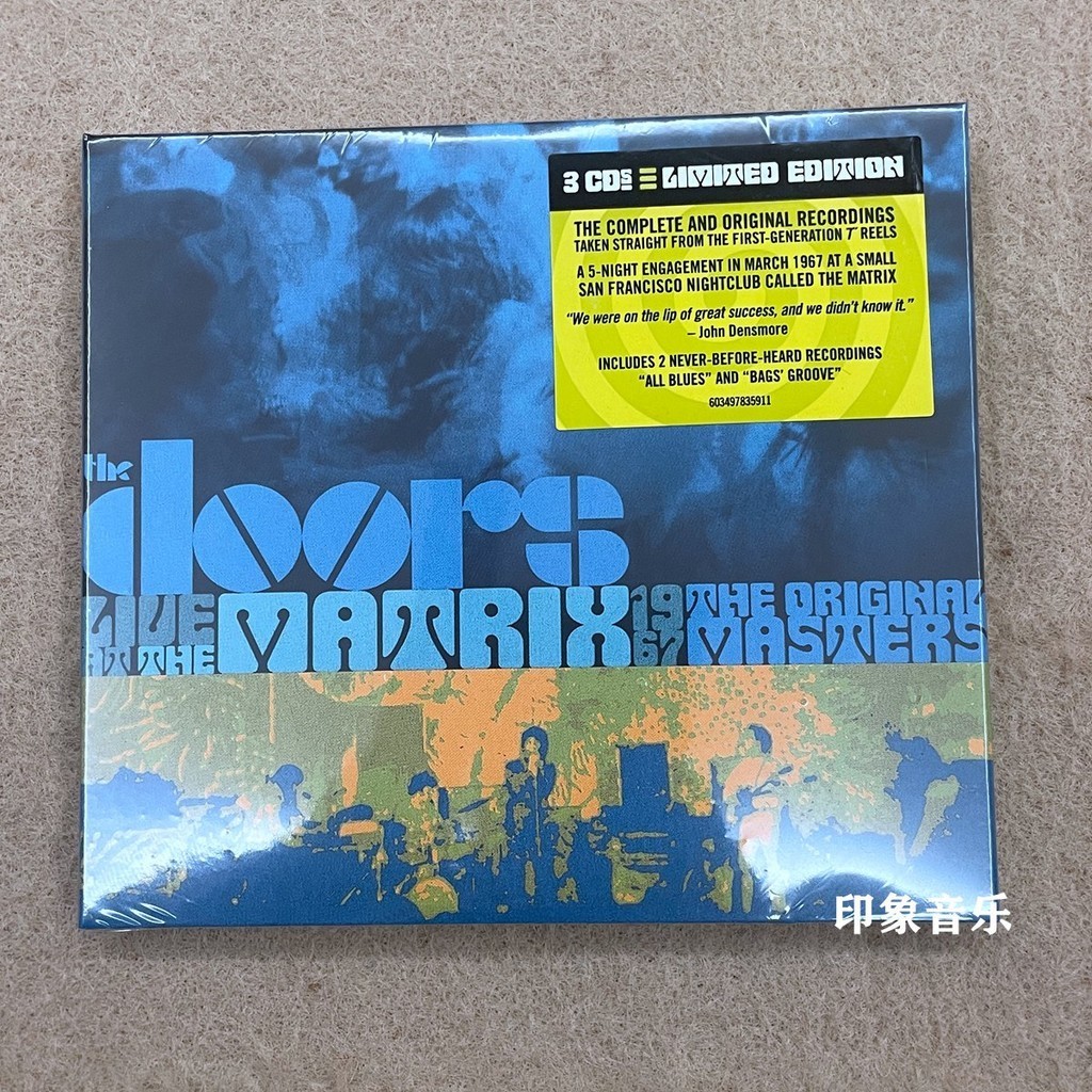 The Doors Live At The Matrix 1967 3CD Live Album | Shopee Malaysia