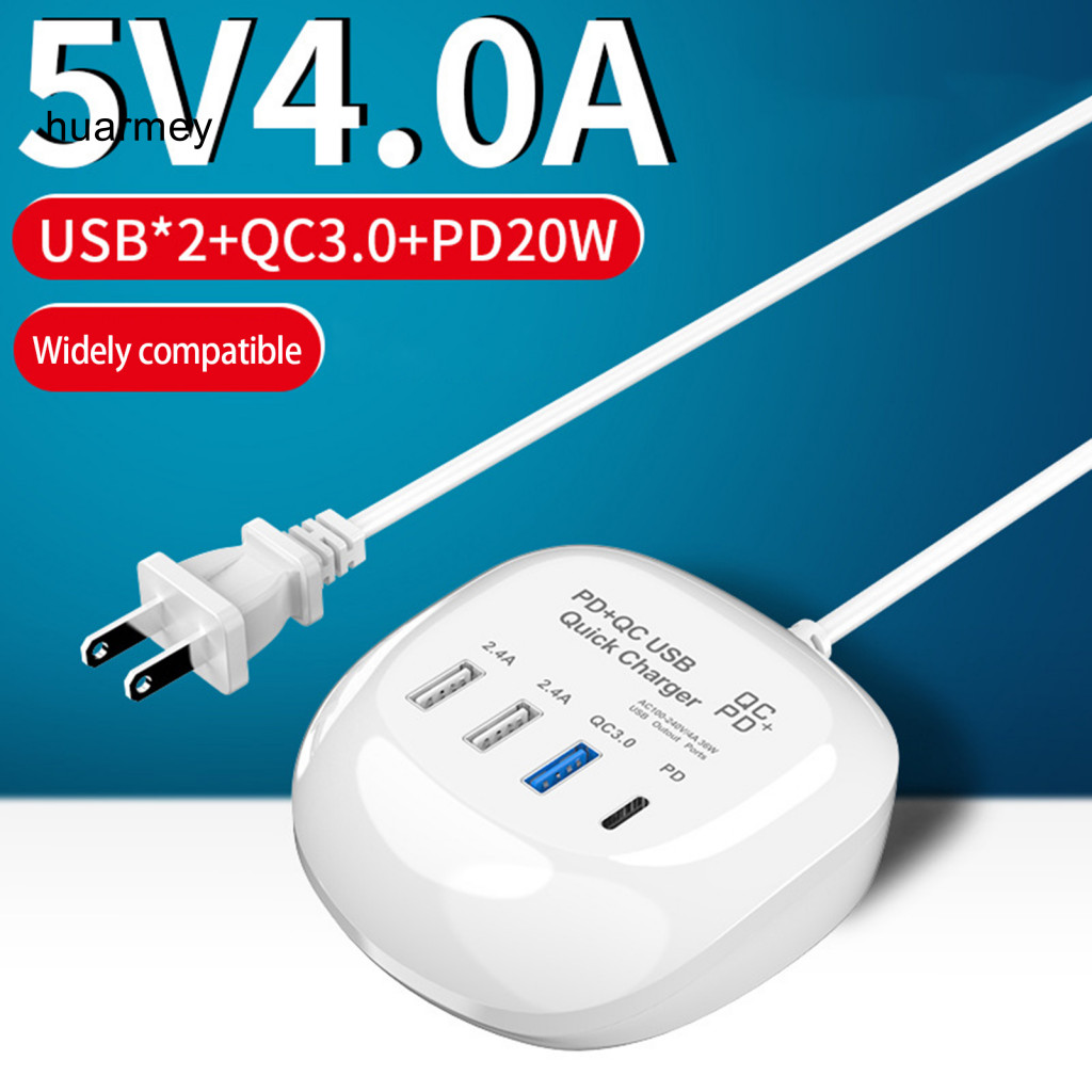 HUARMEY USB Row Socket Multiple Protection Intelligent Current Matching ...