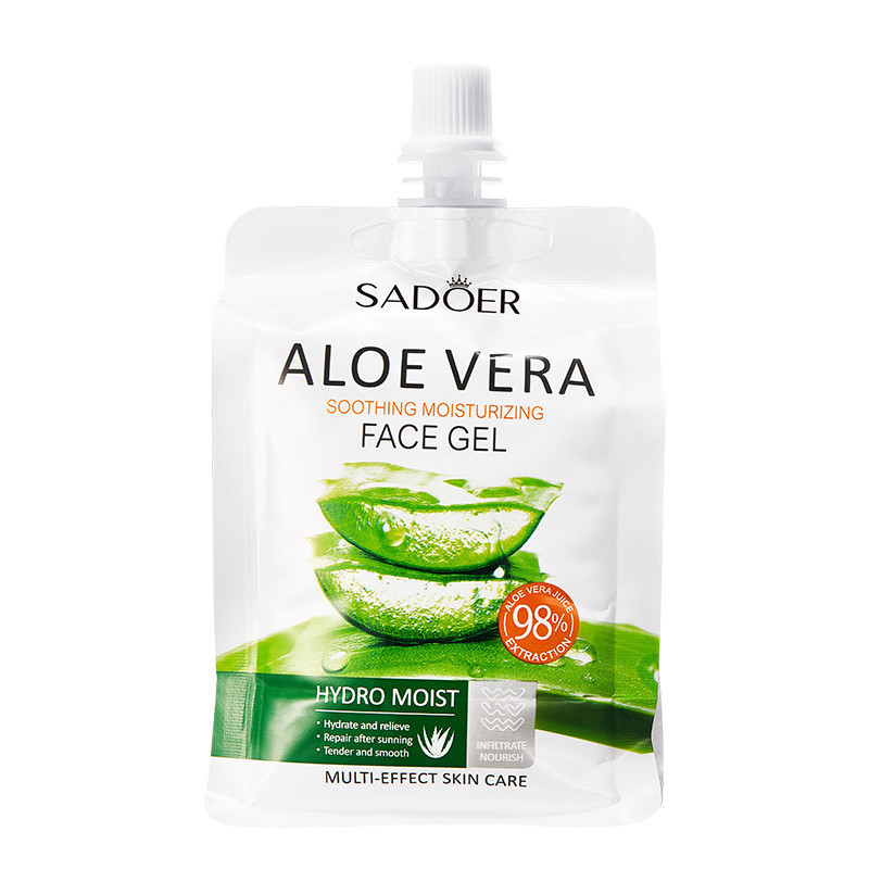 ROREC SADOER Aloe Vera Soothing Moisturizing Face Gel 98% Aloe Vera Extraction Hydrate Relieve ...