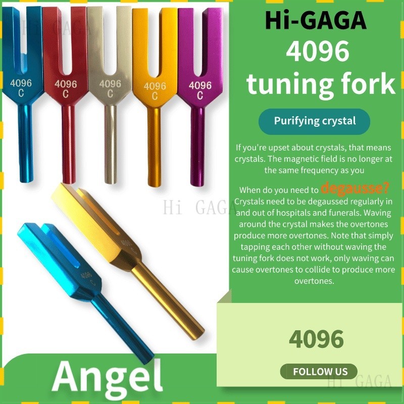 Crystal Tuning Fork 4096HZMusical Instrument Aluminum Alloy Tuning Fork ...