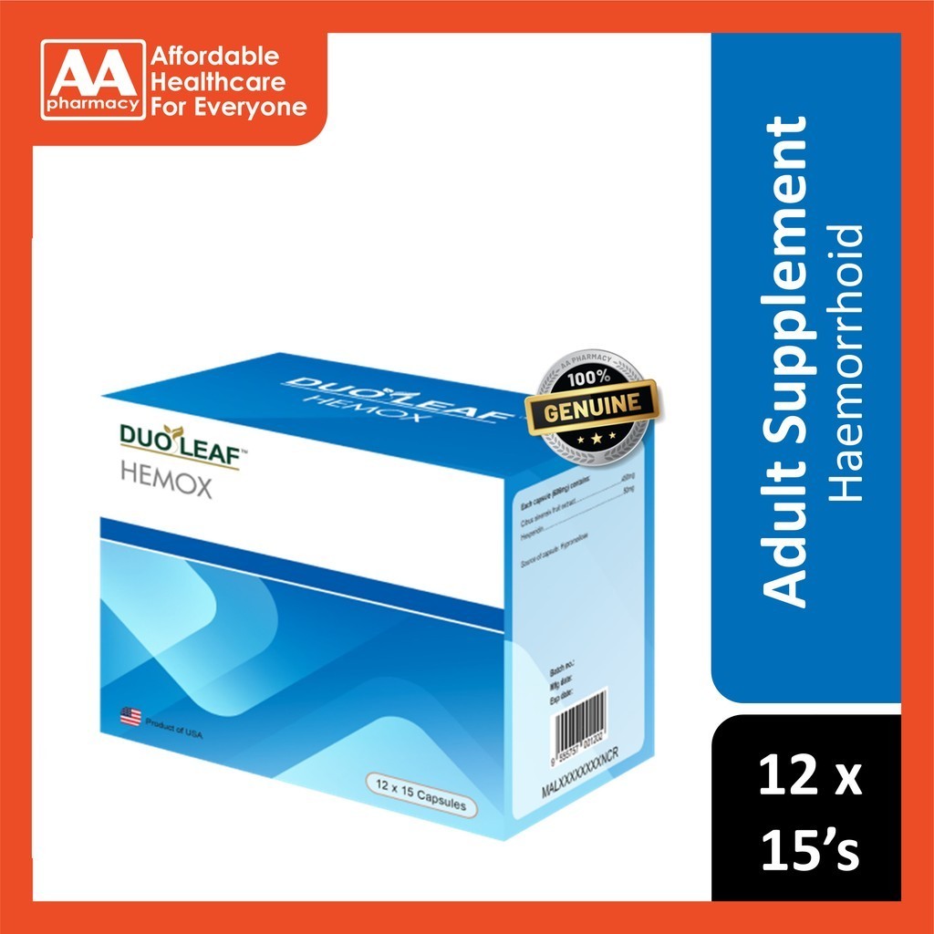Duoleaf Hemox Capsule 12x15's | Shopee Malaysia