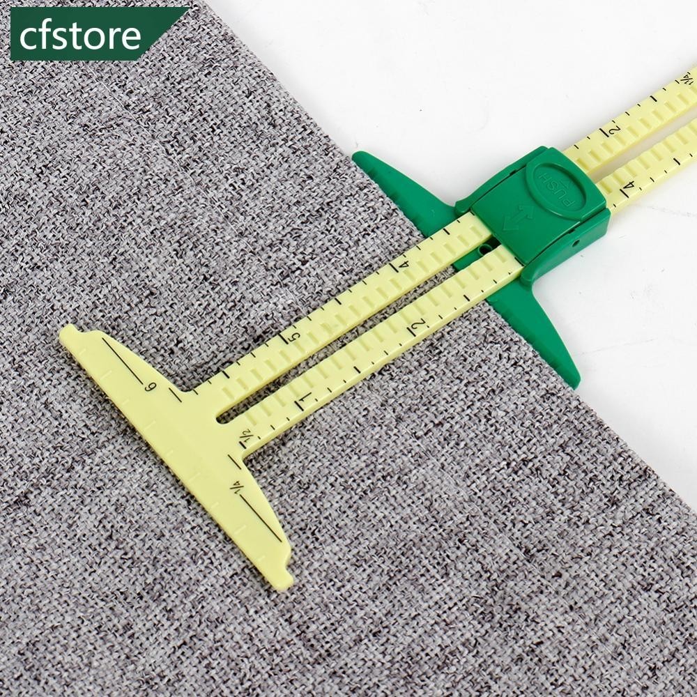 CFSTORE 5-in-1 Multi-functional Sliding Gauge Measuring Sewing Tool ...