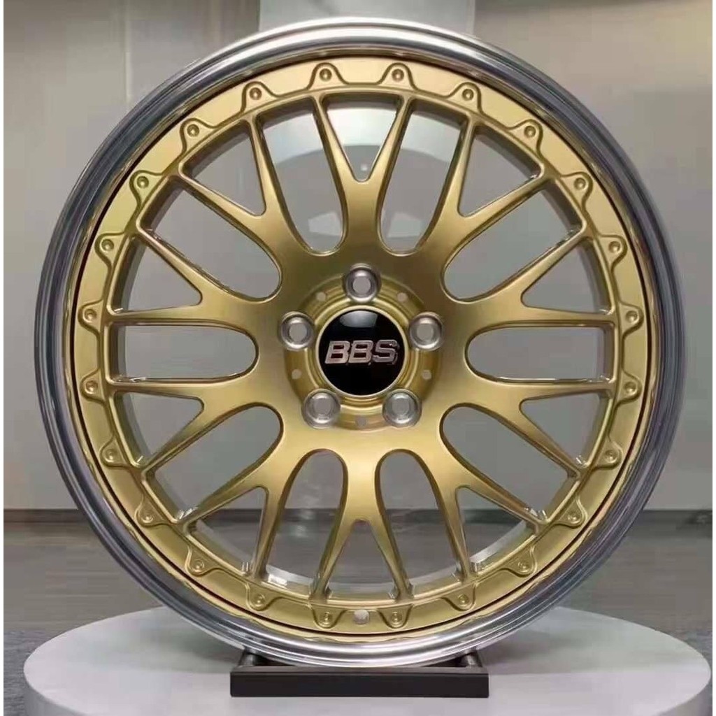 BBS Rim Hyper Satin Gold 2-Piece Custom Forged Wheels | Shopee Malaysia
