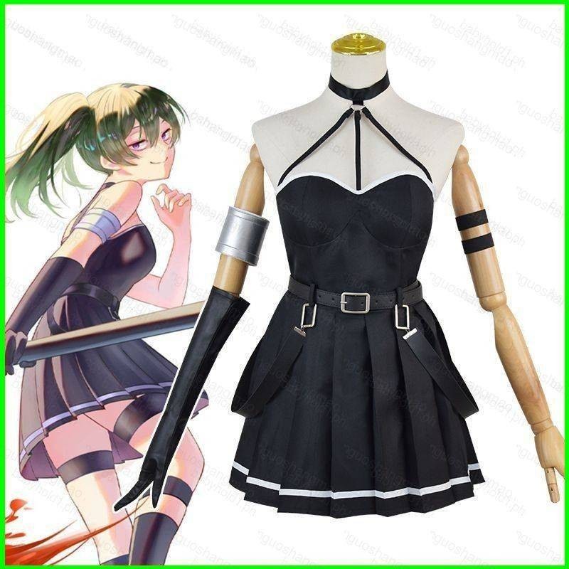 Frieren Beyond Journeys End Ubel black dress cosplay cloth Halloween ...