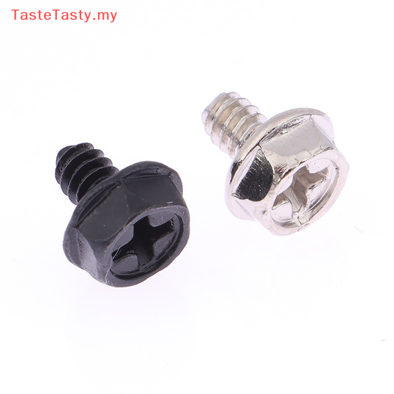 Tastetasty 100pcs Toothed Hex Computer Pc Case Hard Drive Motherboard