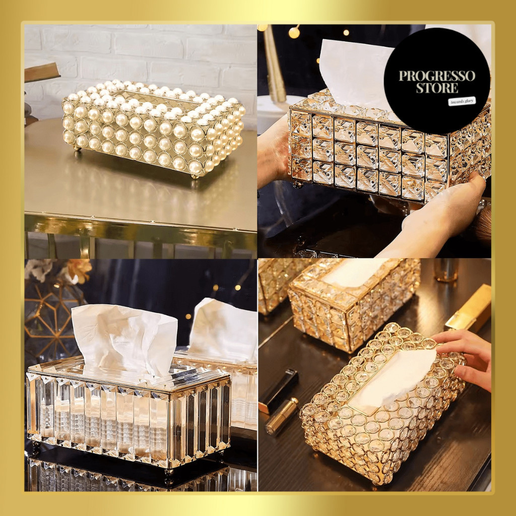Elegant CRYSTAL TISSUE PLACE|Aesthetic LUXURY TISSUE PLACE FROM BRASS ...