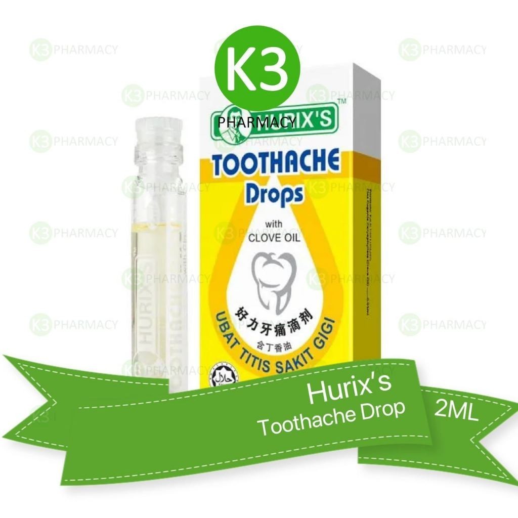 Hurix's Toothache Drop (2ML) | Shopee Malaysia