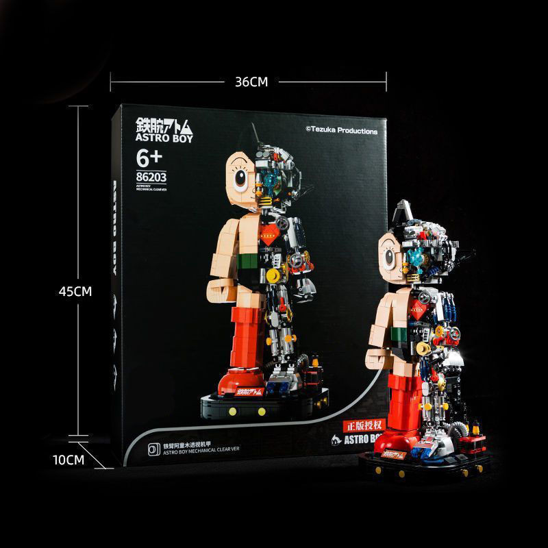 Building Iron Arm Astro Boy Wooden 70th Anniversary Limited Edition ...