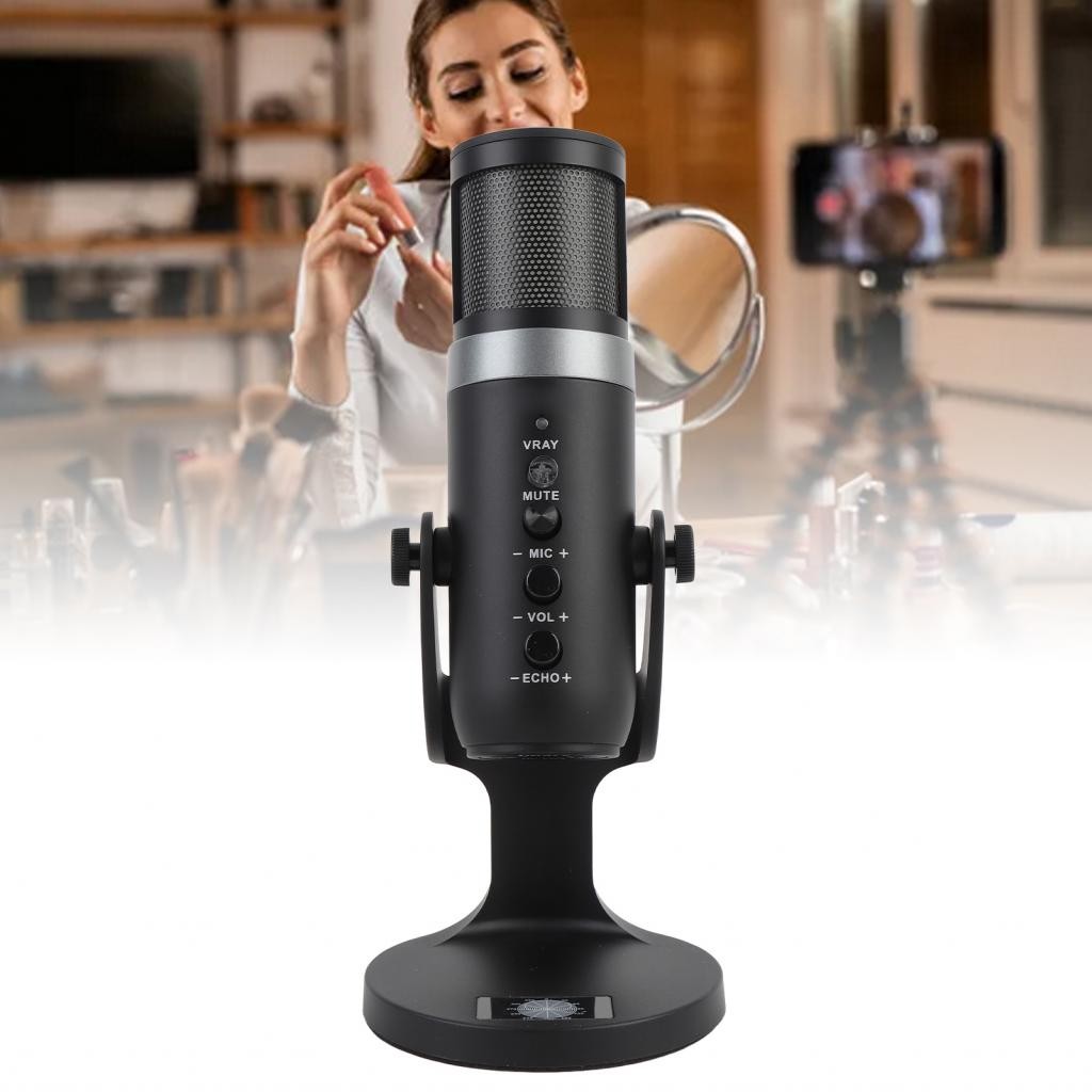 Welcomehome USB Gaming Microphone RGB Light Type C Port Aluminum Alloy ...