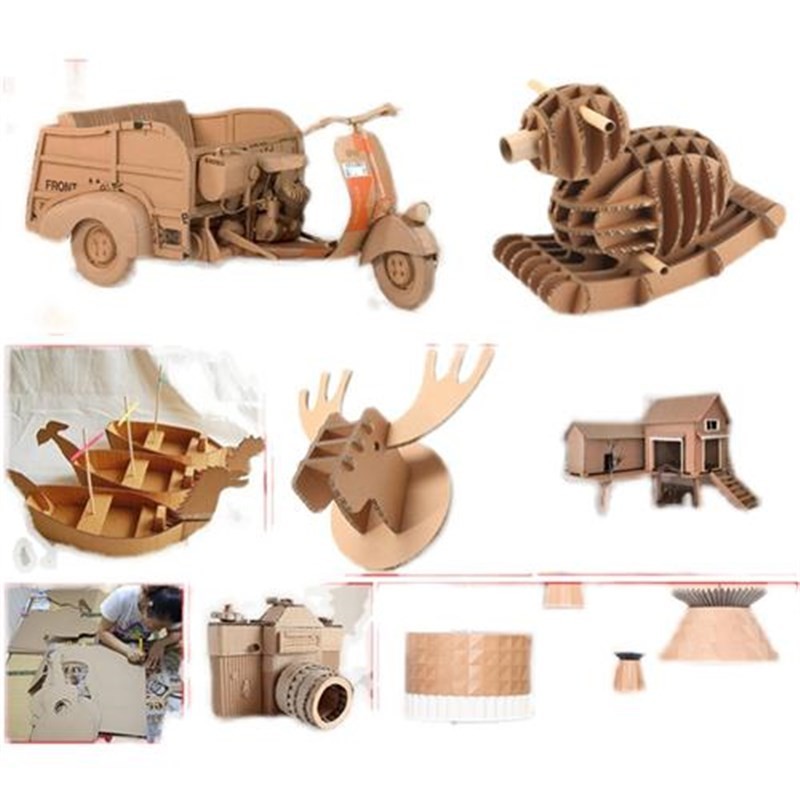 Papan Kraf DIY Kadbod Pembahagian Kad Putih Kertas Beralun Tebal ...