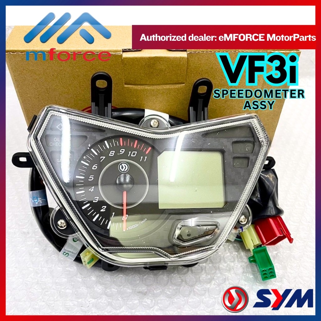 SYM VF3 VF3i SPEEDOMETER ASSY METER (NO ABS) 37200-VF3-000-K2 ORIGINAL ...