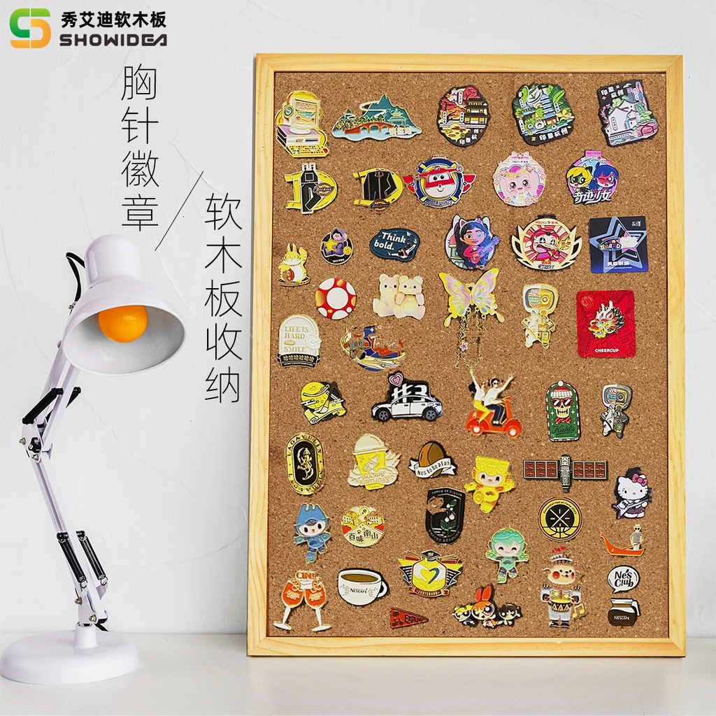 Solid Wood Badge Storage Display Frame Pop Mart Medal bob Commemorative ...