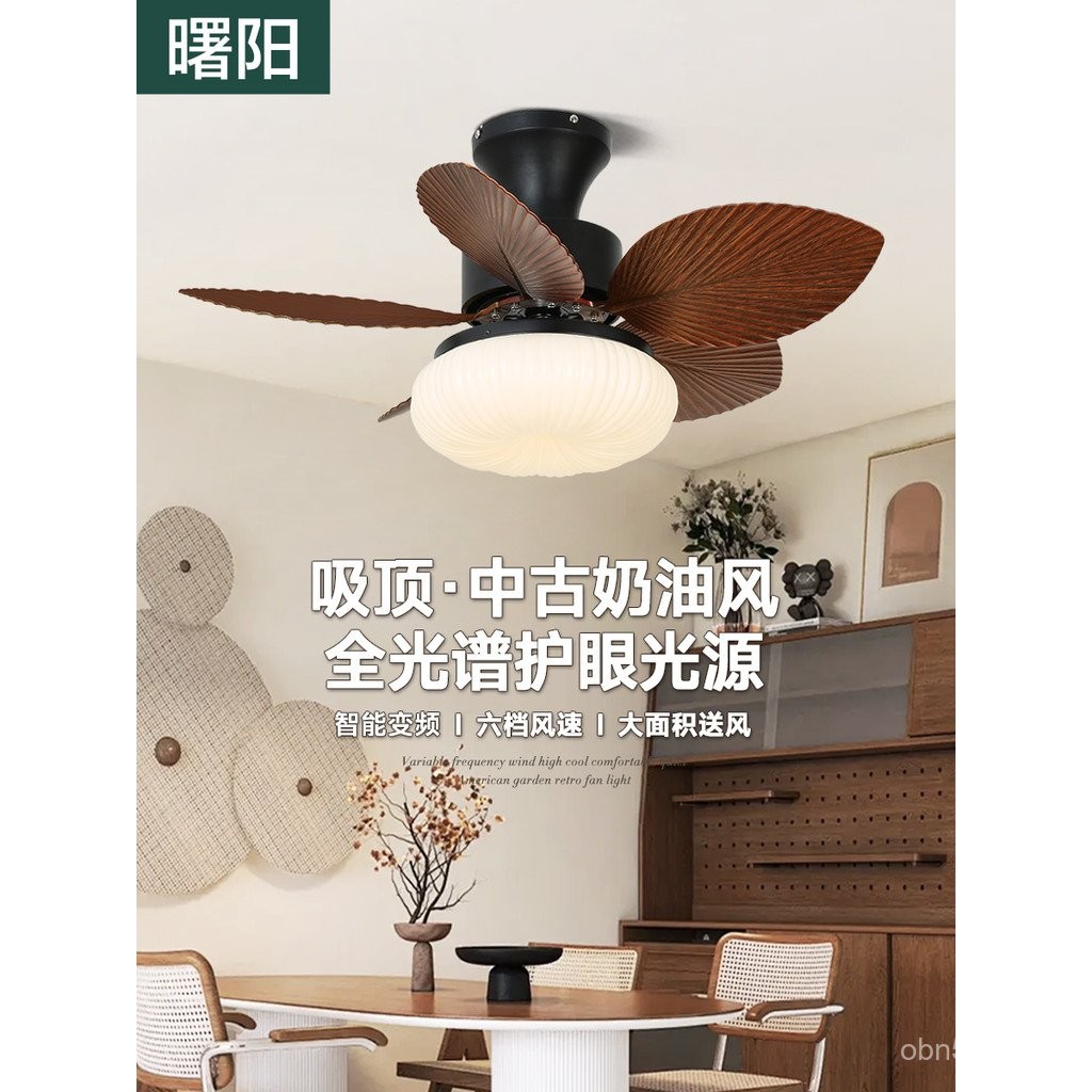 Shuyang Medieval Fan Lamp Restaurant Bedroom Cafe Tea House Retro Mini ...
