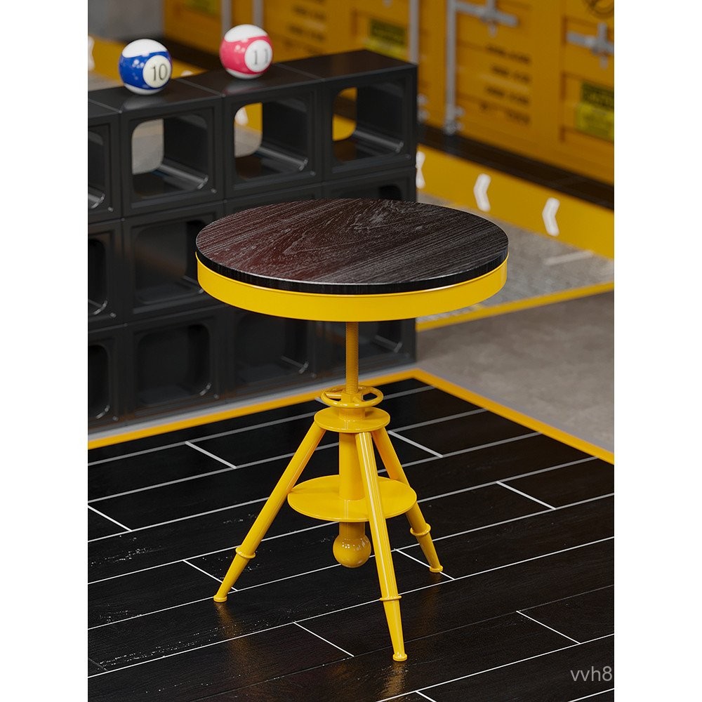 Set Meja dan Kerusi Luaran Gaya Industri Kafe Dalaman Kedai Teh Susu ...