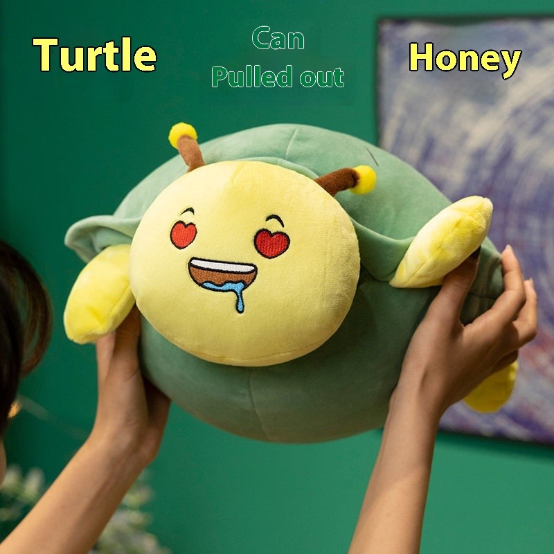 [Ready Stock] Turtle Friends Doll Girlfriends Pillow Turtle bee Plush ...
