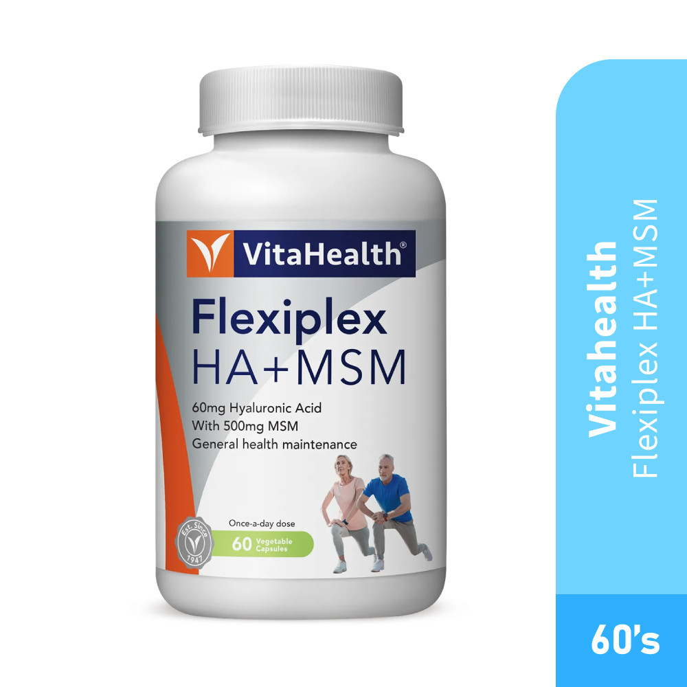 VITAHEALTH Flexiplex HA+MSM 60'S- Hyaluronic Acid, Joint Supplement ...