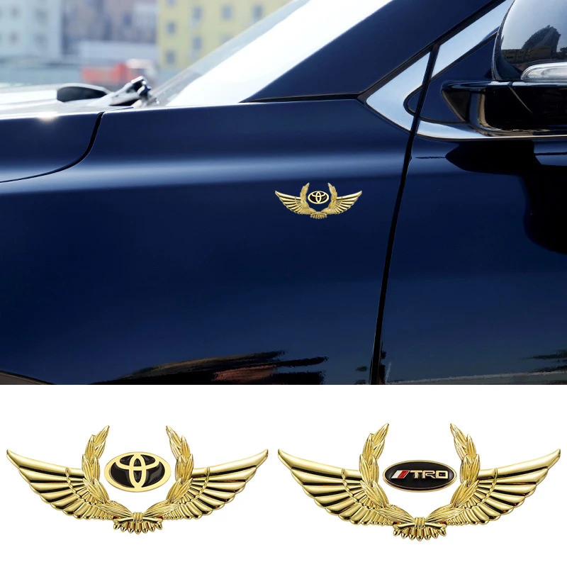 Car Badge Sticker Side Body Trunk Decoration for Toyota Corolla Camry ...
