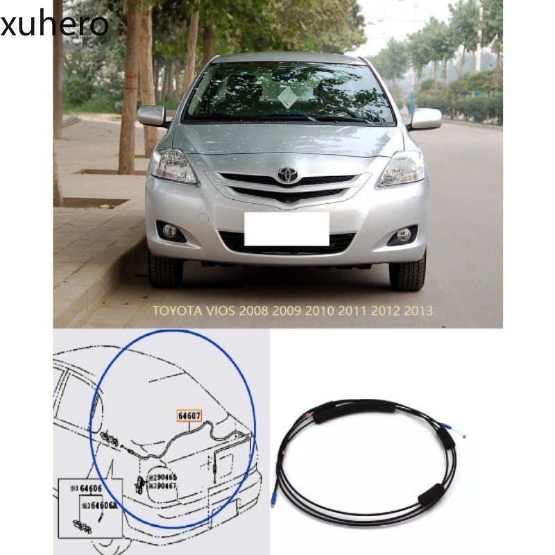 Toyota Vios 2008 2009 2010 2011 2012 2013 Compartment / Trunk Lid Cable ...