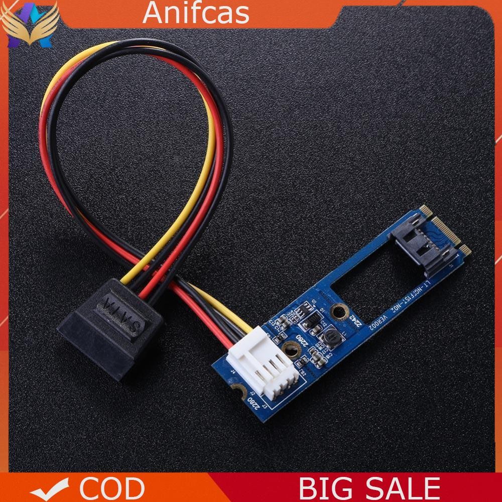 M.2 SATA to 7Pin SATA M2 to SATA Converter Card Adapter with Cable ...