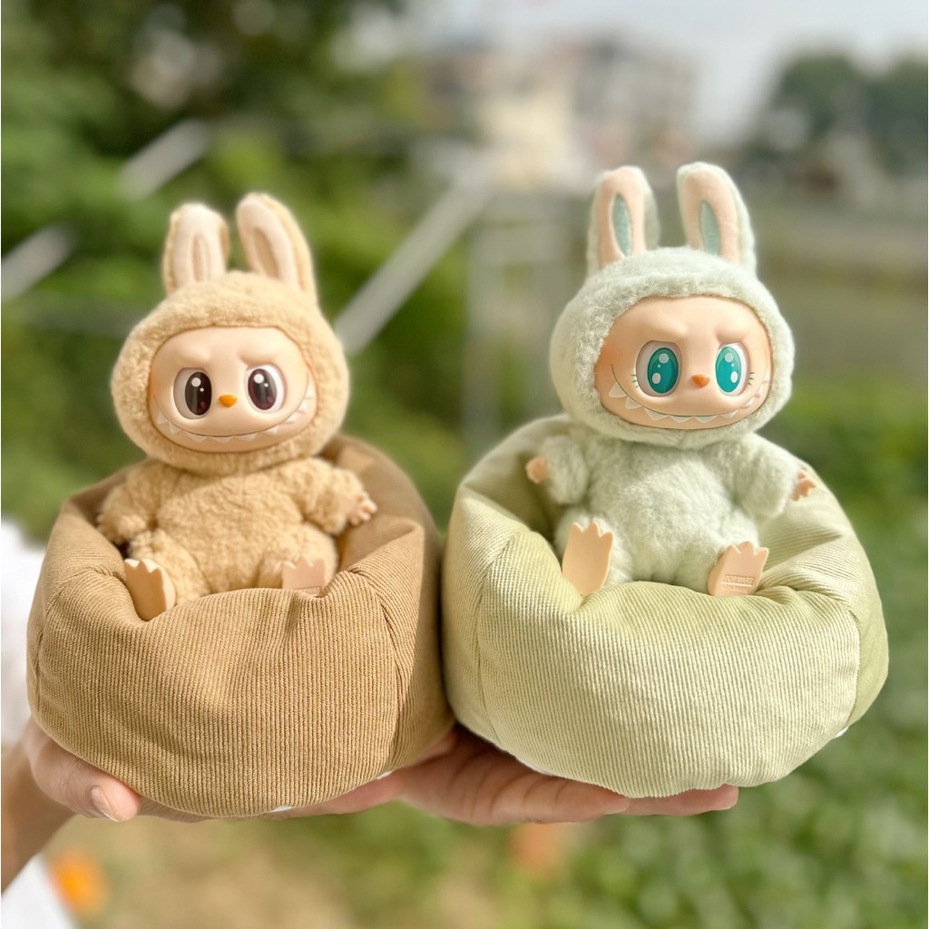 LABUBU Mini Sofa Cute Doll Accessorie Mini Cute Furniture Bean Bag Sofa ...
