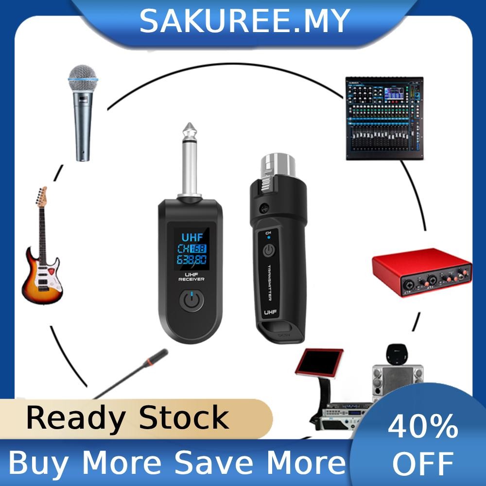 Rechargeable Wireless XLR Mic System for Home Studio/Live Performance ...