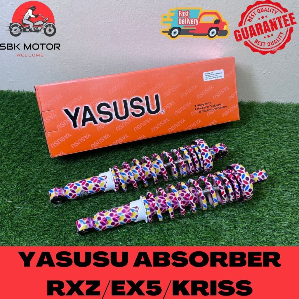 🔥【SBK MOTOR】YASUSU Absorber Batik | Yamaha RXZ / Honda EX5 / Modenas ...